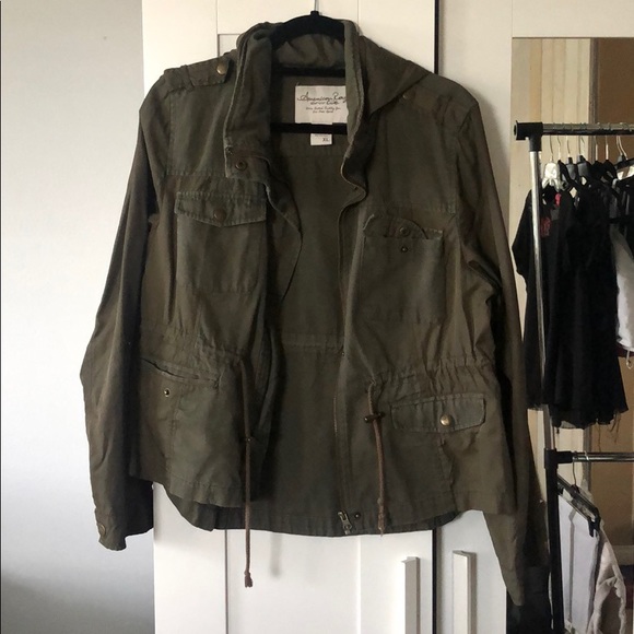 American Rag | Jackets & Coats | American Rag Army Green Jacket Xl ...